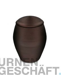Einzigartige Kleinurne aus Keramik 'Memento' bronze satiniert